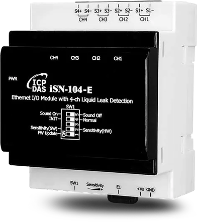 iSN-104-E: 4-channel Ethernet liquid leak detection module