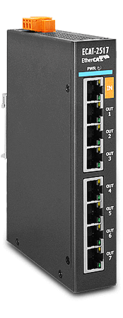 7-part EtherCAT junction slave module ECAT-2517