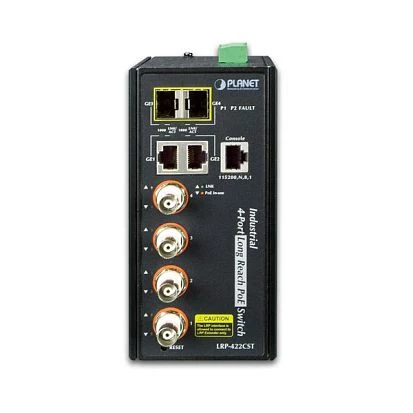 DIN-Rail Managed Switches LRP-422CST by Planet