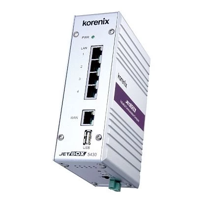 DIN-Rail Embedded PCs JetBox 5430-w by KORENIX