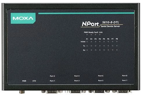 MOXA NPort Standard NPort 5610-8-DTL w/o adaptor by MOXA