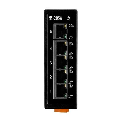 DIN-Rail Mounted Unmanaged Switches NS-205A by ICP DAS