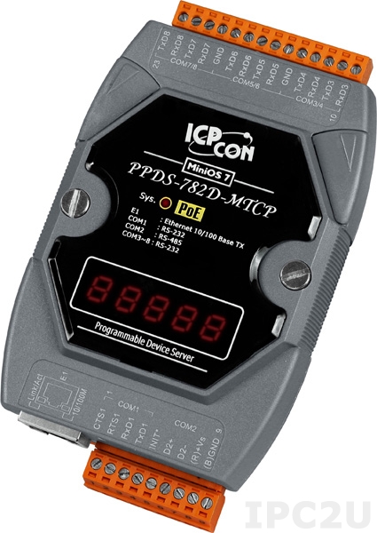 PPDS/PDS: Programmable Device Servers by IPC-DAS PPDS-782D-MTCP by ICP DAS