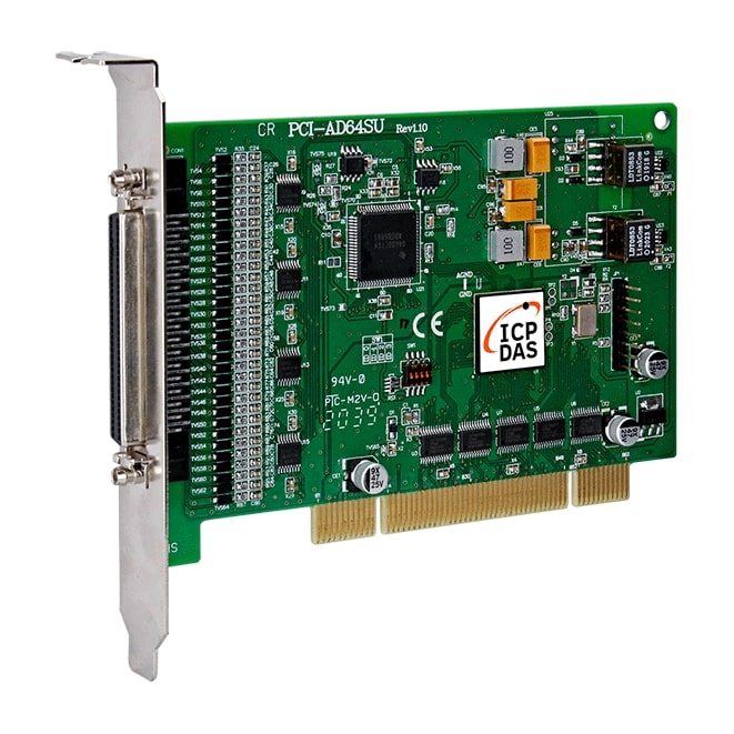 Industrial PCI I/O Cards PCI-AD64SU by ICP DAS