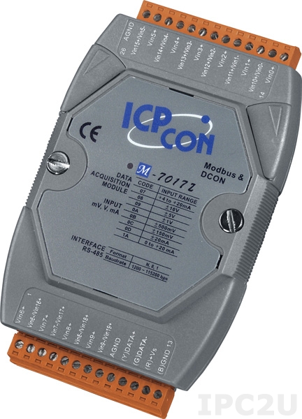Industrial RS-485 Modules M-7017Z by ICP DAS