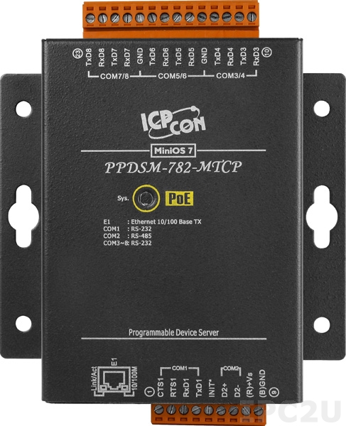 PPDS/PDS: Programmable Device Servers by IPC-DAS PPDSM-782-MTCP by ICP DAS