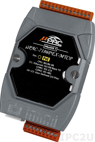 Programmable controllers uPAC-7186PEX-MTCP by ICP DAS